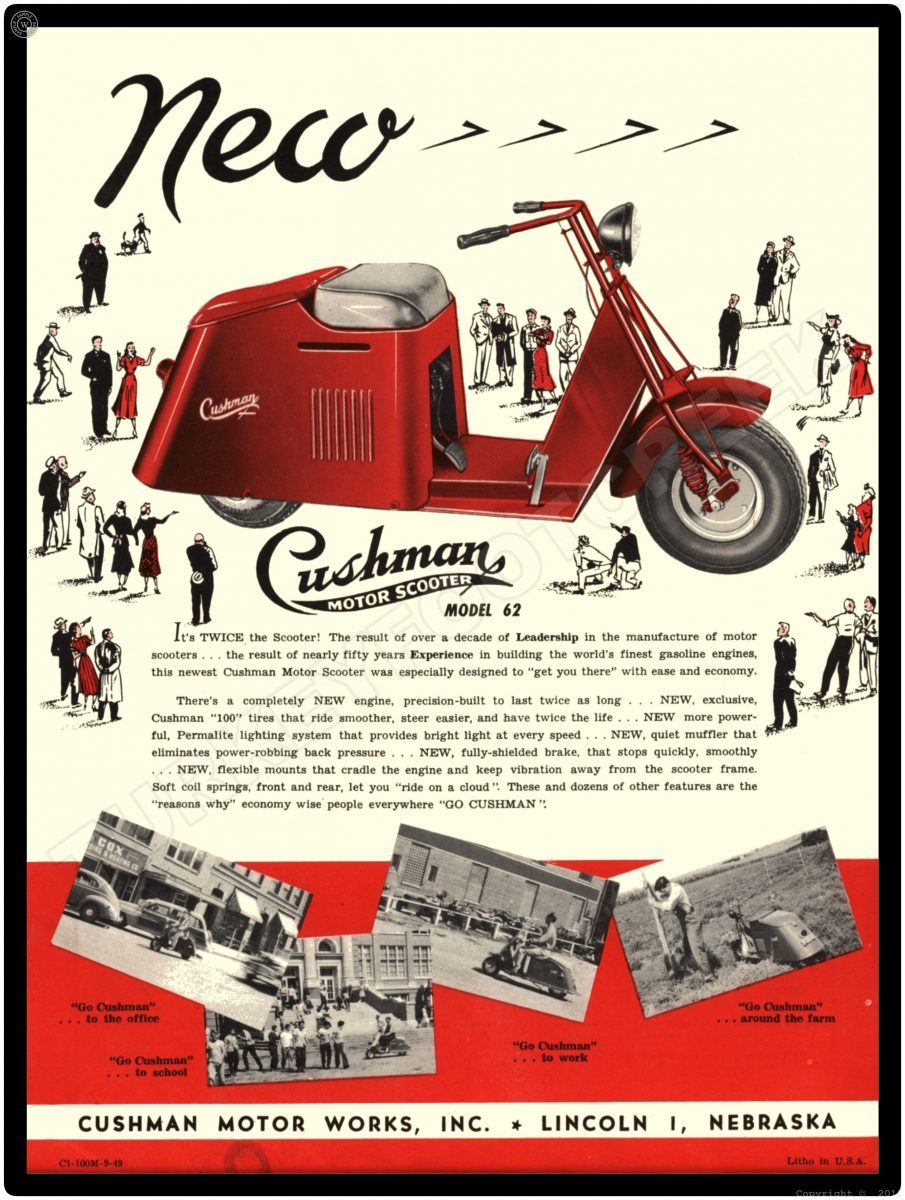 cushman model 62 ad - American Ikons