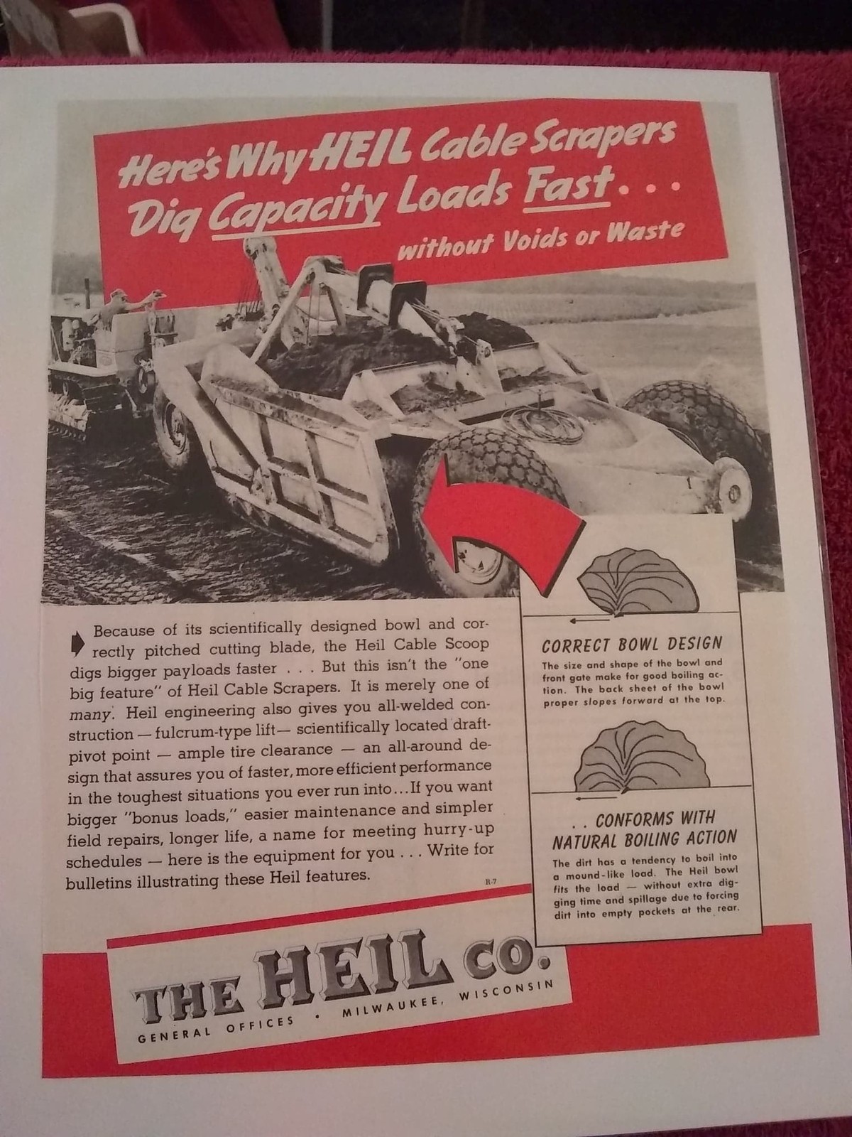 Vintage 1941 Heil Equipment Collectible Ad Advertisement w Cletrac ...