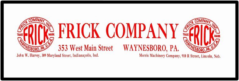 Frick Threshing Machines, Steam Engines, Marquee Style New Metal Sign ...