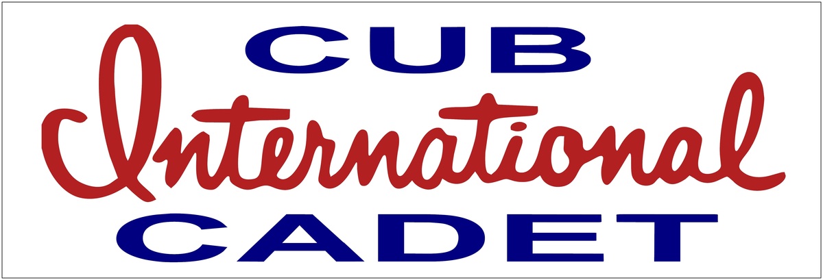 International Harvester Cub Cadet Lawn Tractors Marquee Style New Metal ...