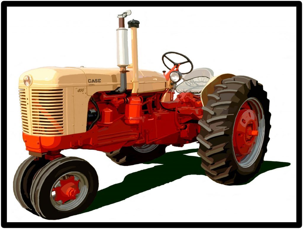 Case Tractors Model 400 Collectible New Metal Sign - American Ikons