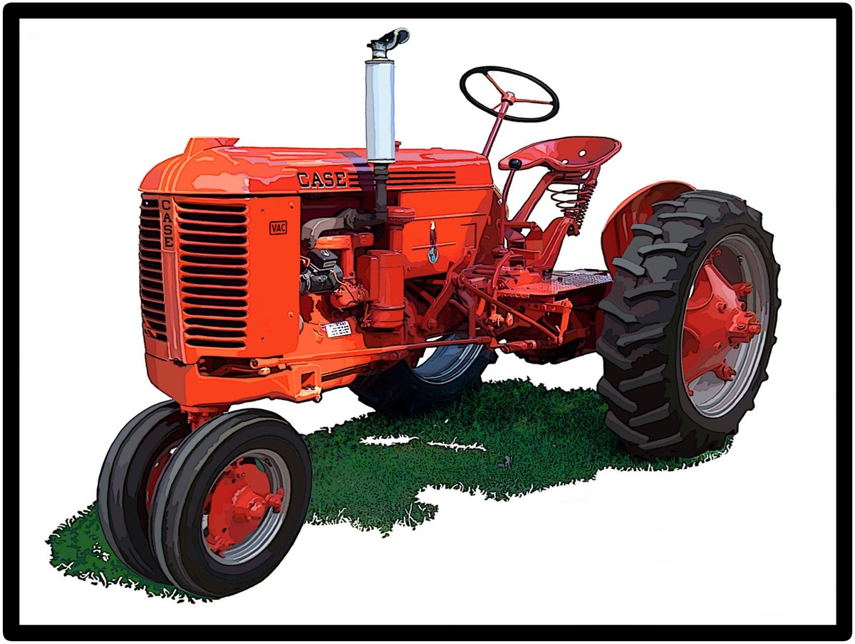 Case Tractors Model VAC Collectible New Metal Sign - American Ikons