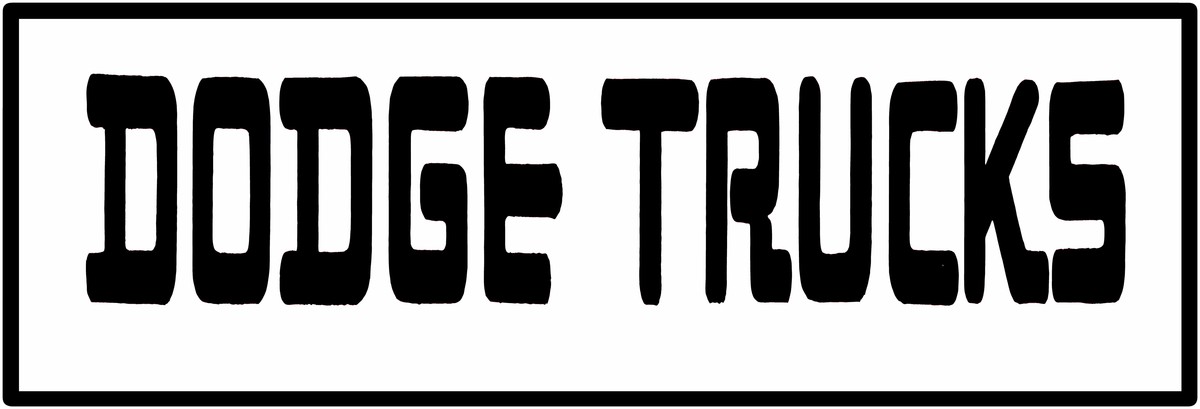 Dodge Trucks Collectible Marquee Style New Metal Sign - American Ikons