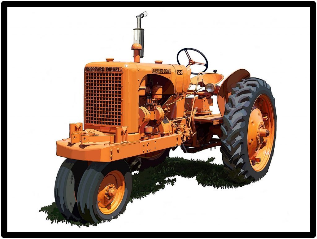 Sheppard Diesel Tractor Model SD-2 Collectible Metal Sign - American Ikons