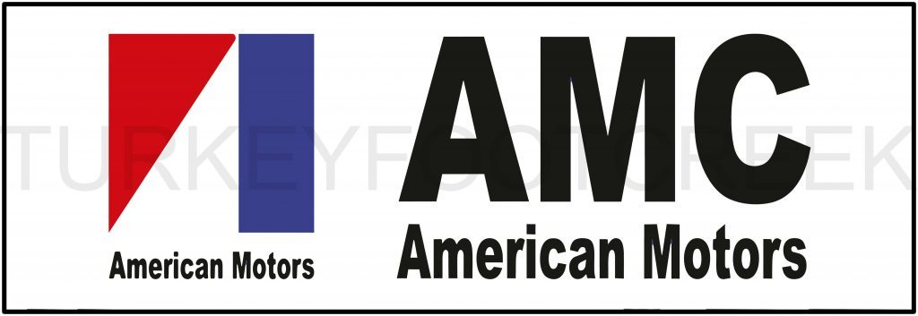 American Motors AMC Logo Collectible New Metal Sign - American Ikons