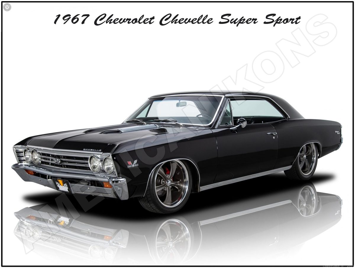 1967 Chevrolet Chevelle SS Collectible Metal Sign - American Ikons