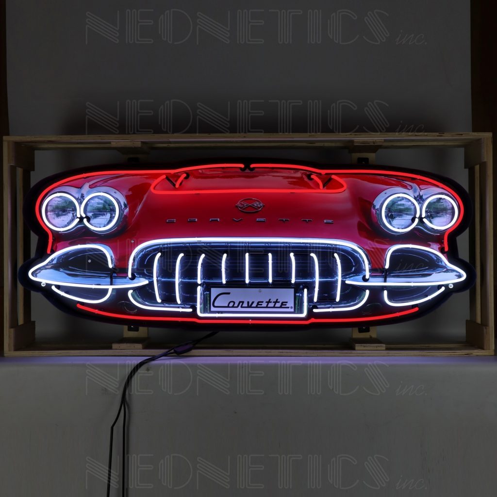 Chevrolet Corvette C-1 Neon Sign by Neonetics - American Ikons