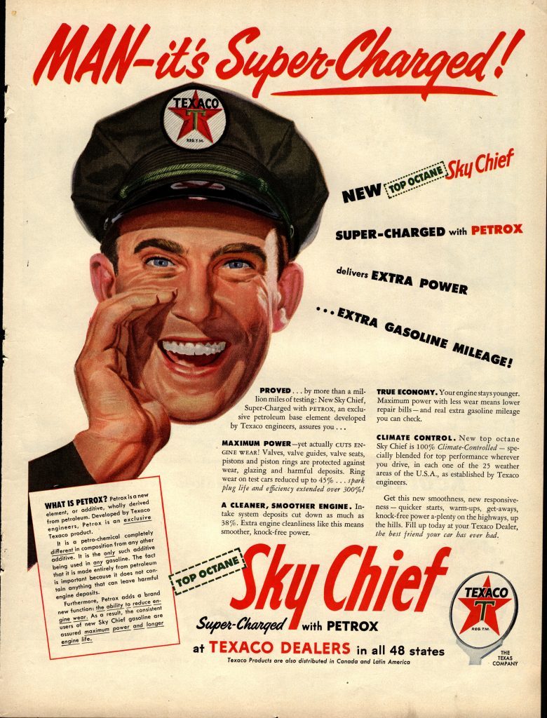 1954 Texaco Gasoline Super Charged with Petrox Collectible ...