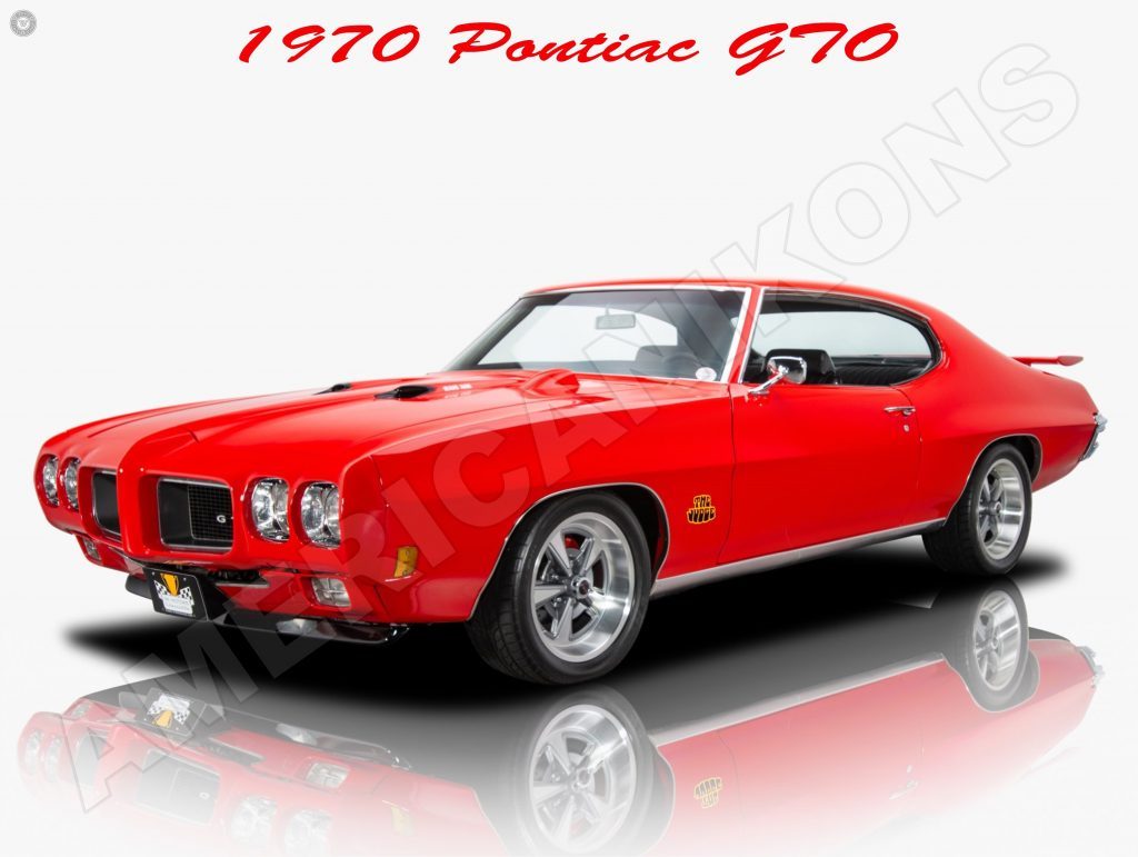 1970 Pontiac GTO Metal Sign: The Judge Model - American Ikons