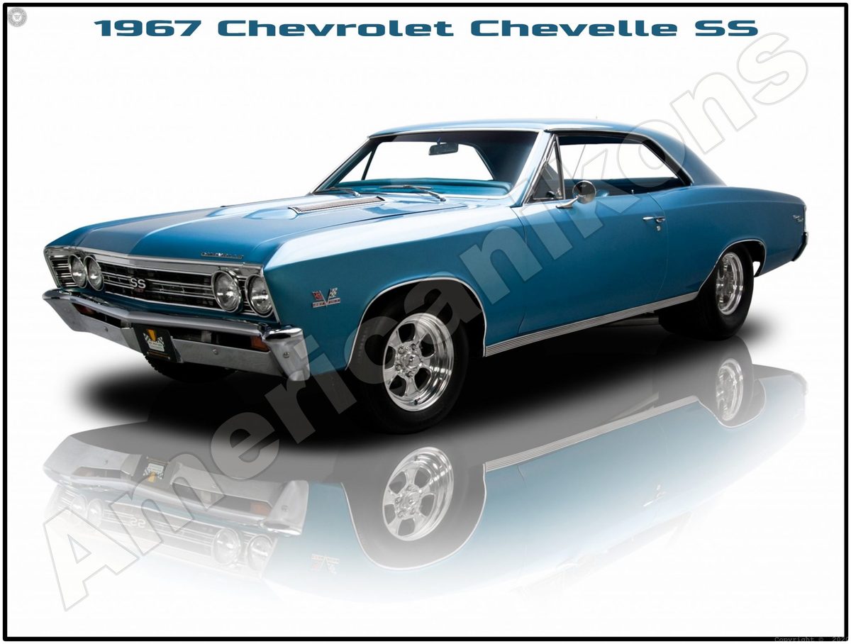 1967 Chevrolet Chevelle SS Collectible Metal Sign - American Ikons