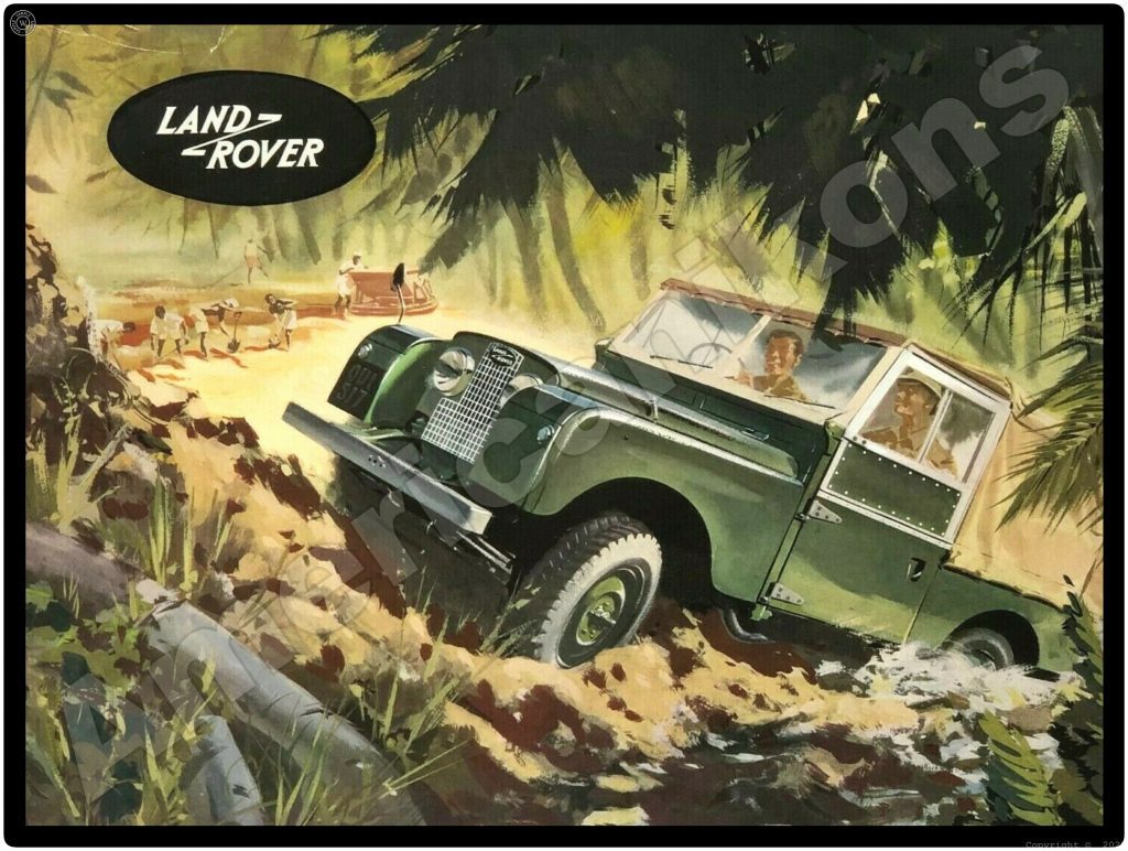 1956 Land Rover Collectible Metal Sign - American Ikons
