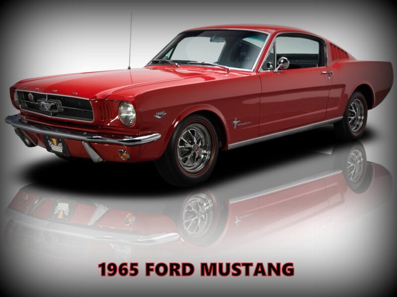 1965 Ford Mustang Fastback Collectible Metal Sign - American Ikons