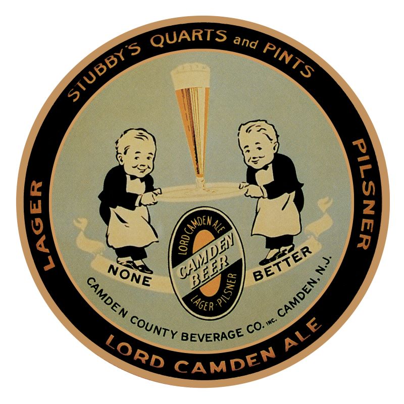 Lord Camden Ale Collectible NEW Metal Beer Sign: Camden, New Jersey ...