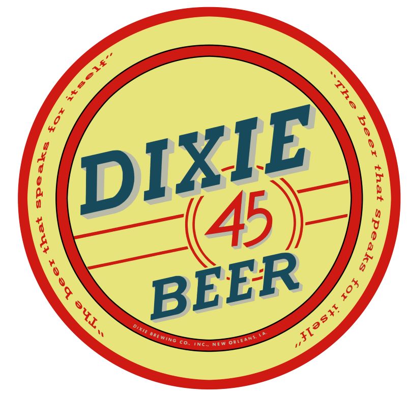 Dixie 45 Beer of New Orleans, Louisiana Collectible NEW Metal Sign 28 ...