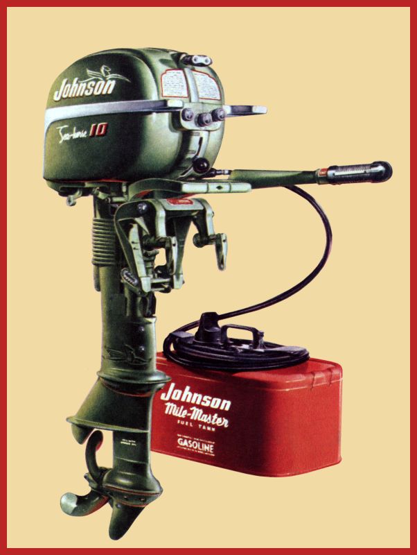 1953 Johnson Seahorse Outboard Boat Motors Collectible NEW Metal Sign ...