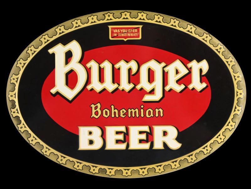 Burgie Beer of San Francisco Collectible NEW Metal Sign: XL Size – 18 x ...
